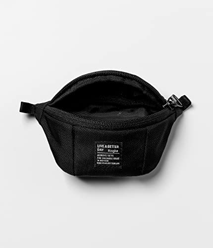 Ringke Mini Pouch Sling Bag Compatible with AirPods Pro Case and AirPods 3rd, 2nd, 1st Generation Case, Galaxy Buds Pouch, Universal Wireless Ear Buds Cover with Keychain for Women, Men - Black