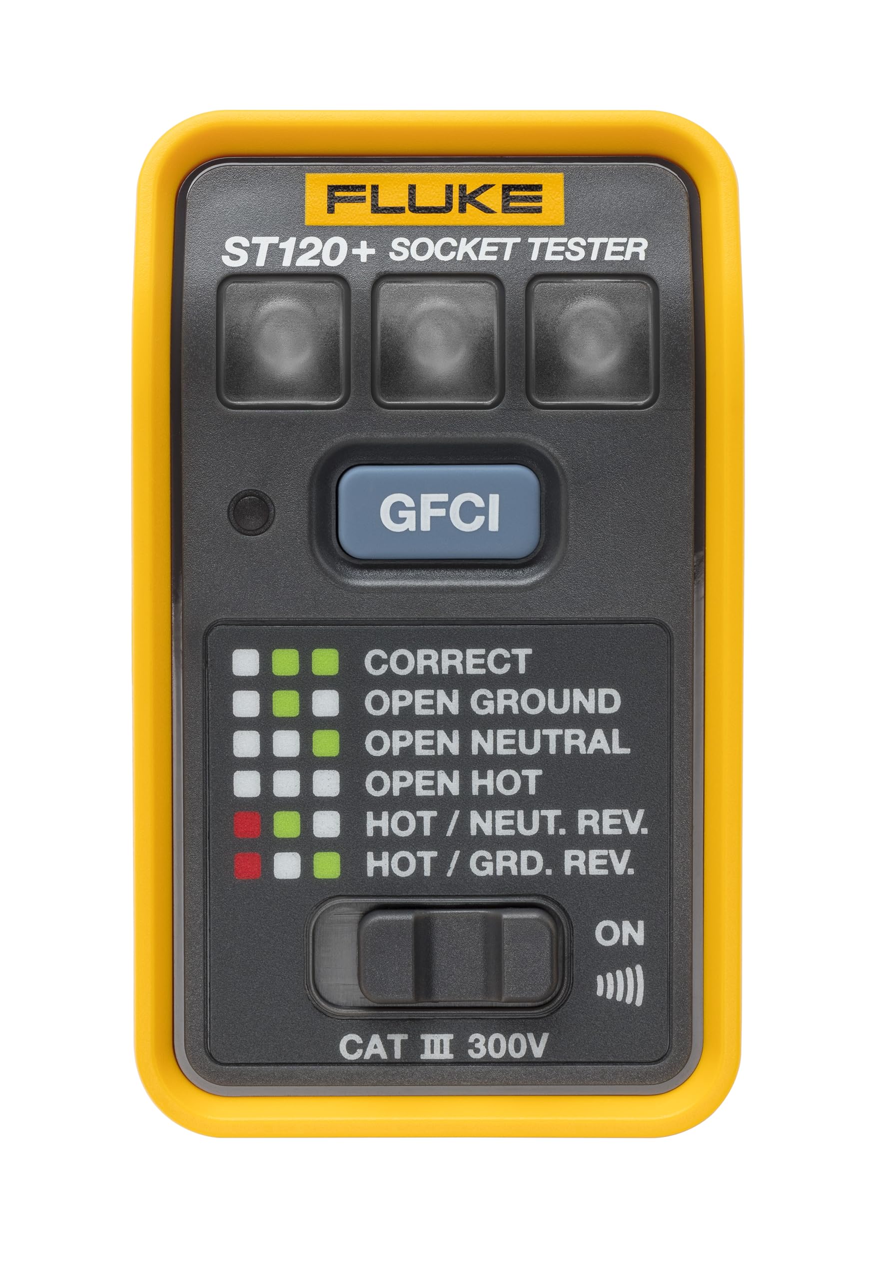 Fluke ST120+ GFCI Socket Tester with Audible Beeper