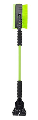 SubZero 14403 54" Snow Plow Snowbroom with Pivoting Head and Integrated Ice Scraper (Colors may vary)