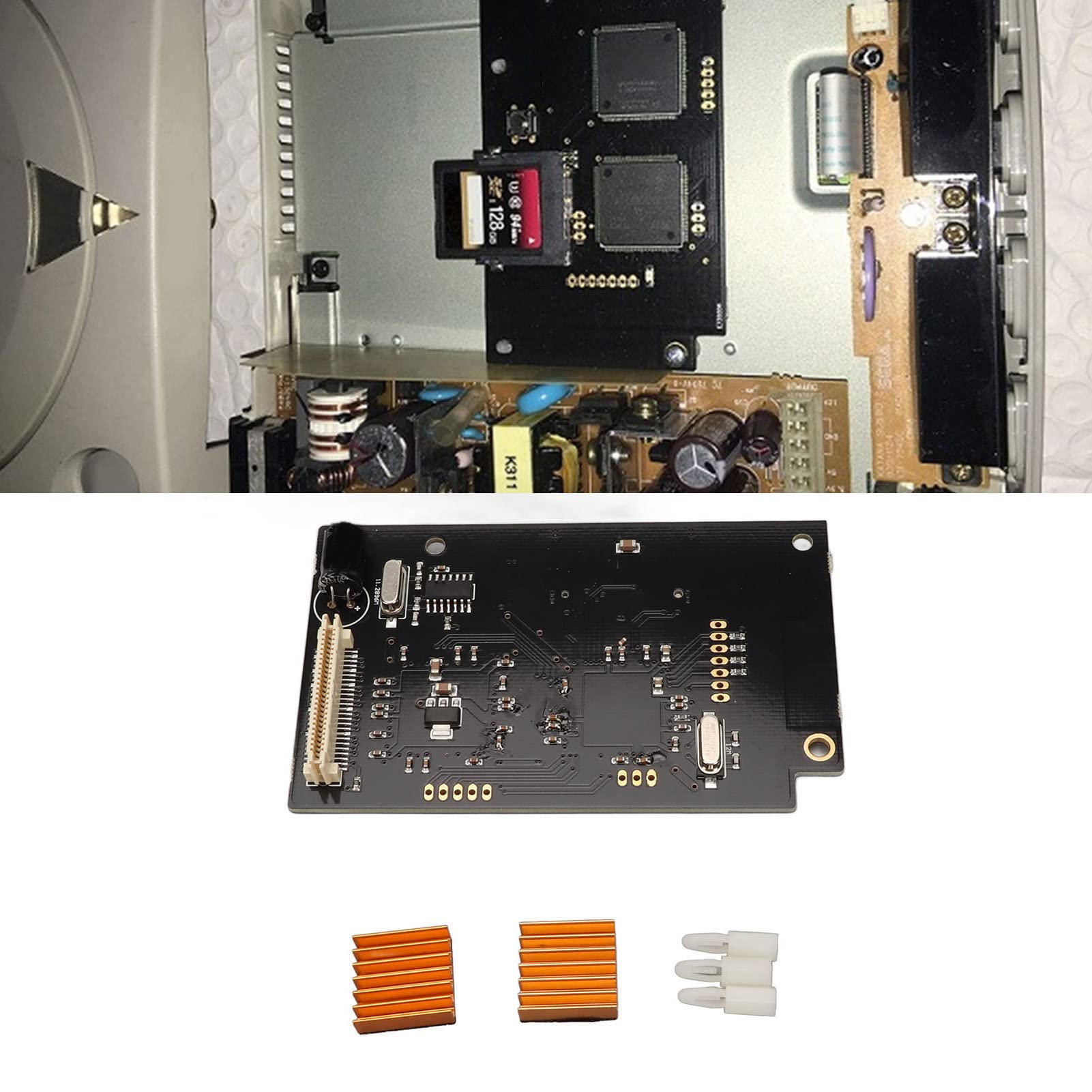 Dpofirs Optical Drive Simulation Board for SEGA Dreamcast Console VA1 Host, V5.15b Optical Drive Board Replacement for Gaming