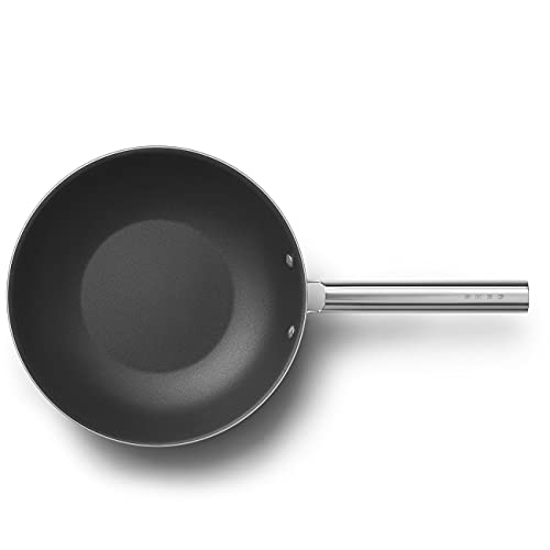 Smeg Cookware Cream 12-Inch Wok