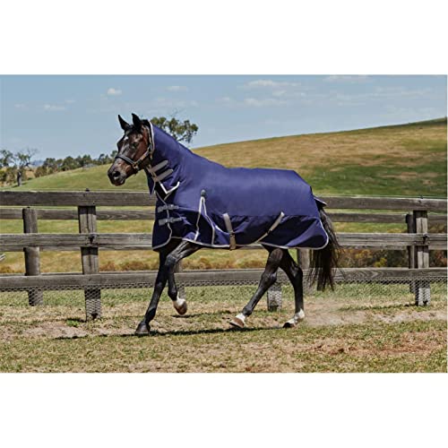 WeatherBeeta ComFiTec Essential Combo Neck Medium, Navy/Silver/Red, 75"