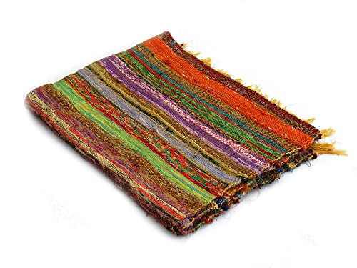Handmade Braided Chindi Rug, Rag Rug, Area Rug, Carpet Rug, Runner Rug 3x5 Foot, 4x6 Foot, 5x7 Foot, Indian Carpet (3x5 Foot)