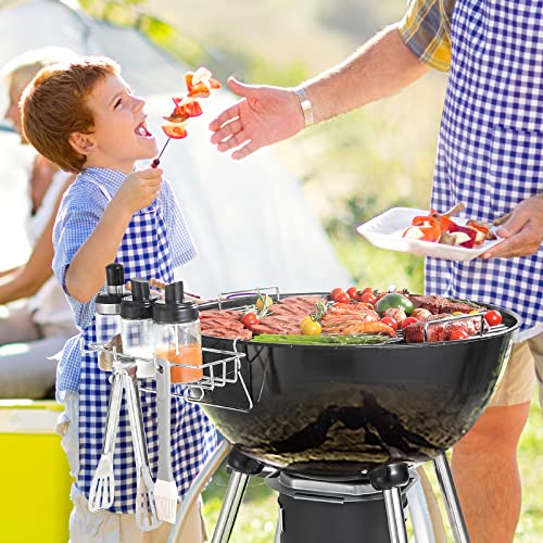 VEVOR 21 inch 22 inch, Round Grates Kettle Charcoal Grill Replacement Parts for Outdoor Cooking, Barbecue Camping, Picnic, Backyard, Silver