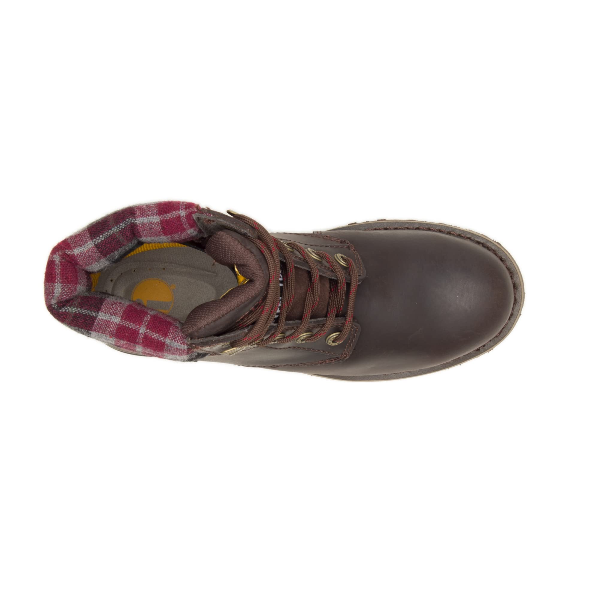 Cat Footwear Women's Kenzie ST Construction Boot, Bark, 8 Wide