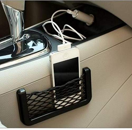Car String Bag Map Pocket Strong scalability Stickers Phone Holder Storage Organizers Net Car-styling Adhesion promoter For Jeep Toyota Ford BMW 2 Pcs