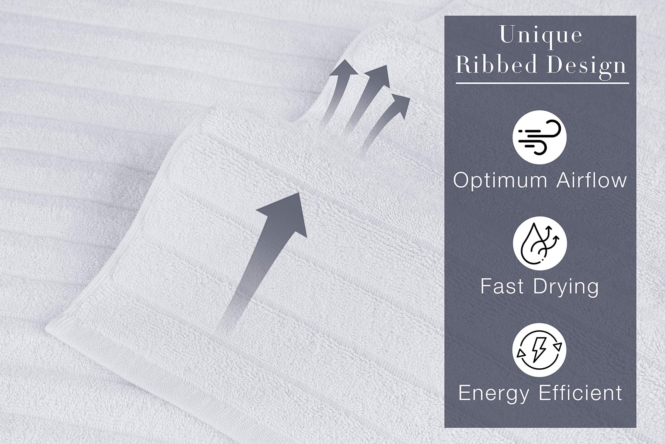 Classic Turkish Towels CTT Bath Sheets - Made with 100% Turkish Cotton, Absorbent & Ultra Comfy Sheets for Hotels & Spa, Set of 3 | 40"x65" (White)
