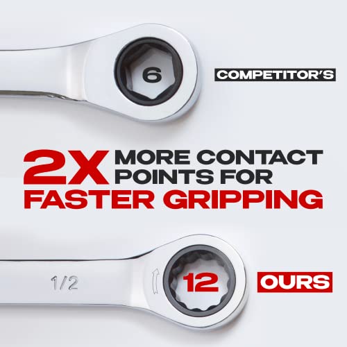 Jaeger 1/2 Inch TIGHTSPOT Ratchet Wrench with 90-Tooth Ratcheting Precision and Hardened, Polished Steel