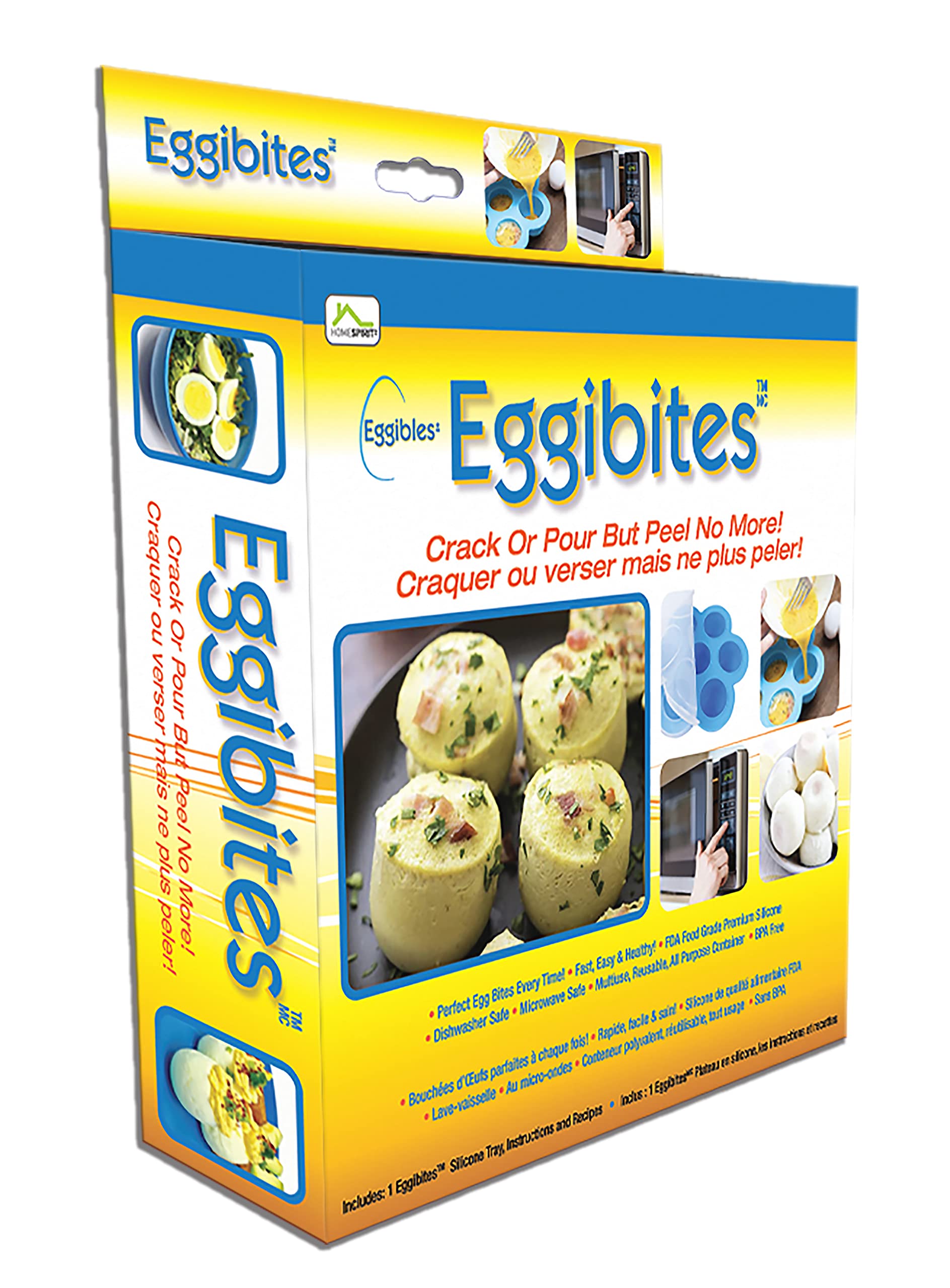 Eggibles: Instant Pot Egg Bites Mold + Hard Boiled And Poached Egg Cooker, No Peeling Egg Shells, Boil Multiple Eggs Or 1, Egg Bites In A Dash