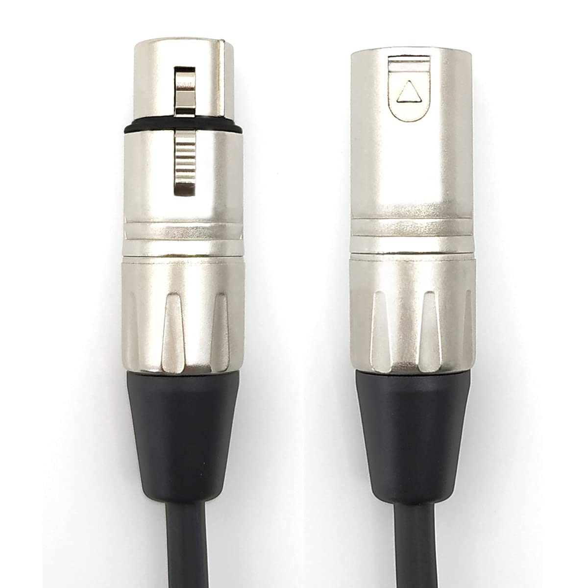 TECKOON XLR Male to Female Microphone Cable, Balanced Mic Patch Cord for Microphones, Mixers, Speakers, DMX Lighting, Studio and Live Applications- 6feet, 2pack