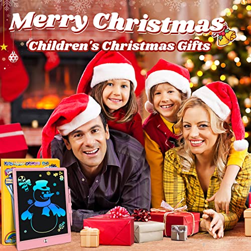 LCD Writing Tablet,10 Inch Drawing Tablet Kids Tablets Doodle Board Electronic Drawing Board for Adults and Kids Ages 3+ (Pink)