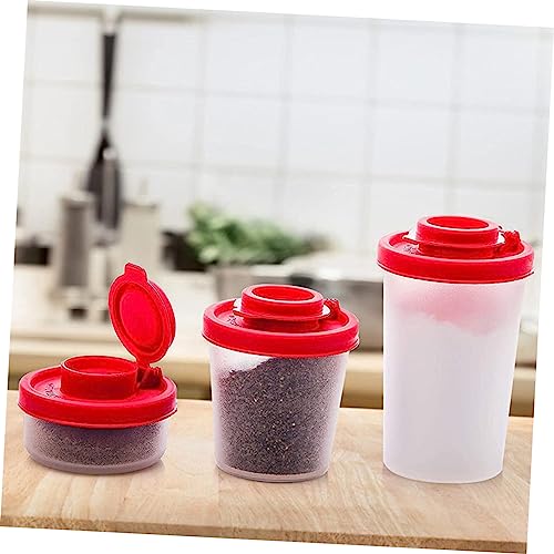 Jalepeño Pepper 2pcs Pepper Shaker Seasoning Jars Plastic Pepper Plastic Bottle Metal Clear Plastic Mini Plastic s Seasoning s Kitchen Supplies