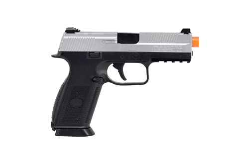 SOFT AIR USA FN FNS-9 Spring Airsoft Pistol, Black/Silver, 300 FPS