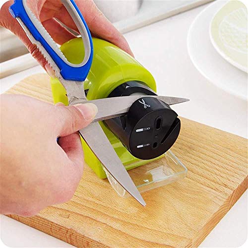 CS-MD Multifunctional Fully Automatic Knife Sharpener Whetstone Electric Fruit Knife Sharpener Super Sharp Knife Home Kitchen Tools-H 3.34 Inch (Color : AS Photo, Size : ONE Size)
