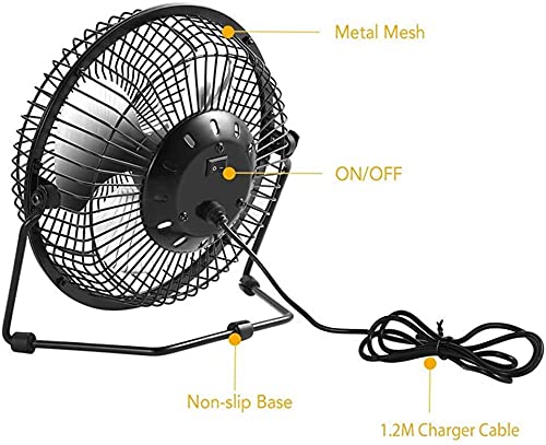 Solar Panel Fan, 5W USB Powered Mini Portable Outdoor Cooling Fan Free Energy for Home Chicken House RV Car Gazebo Ventilation System