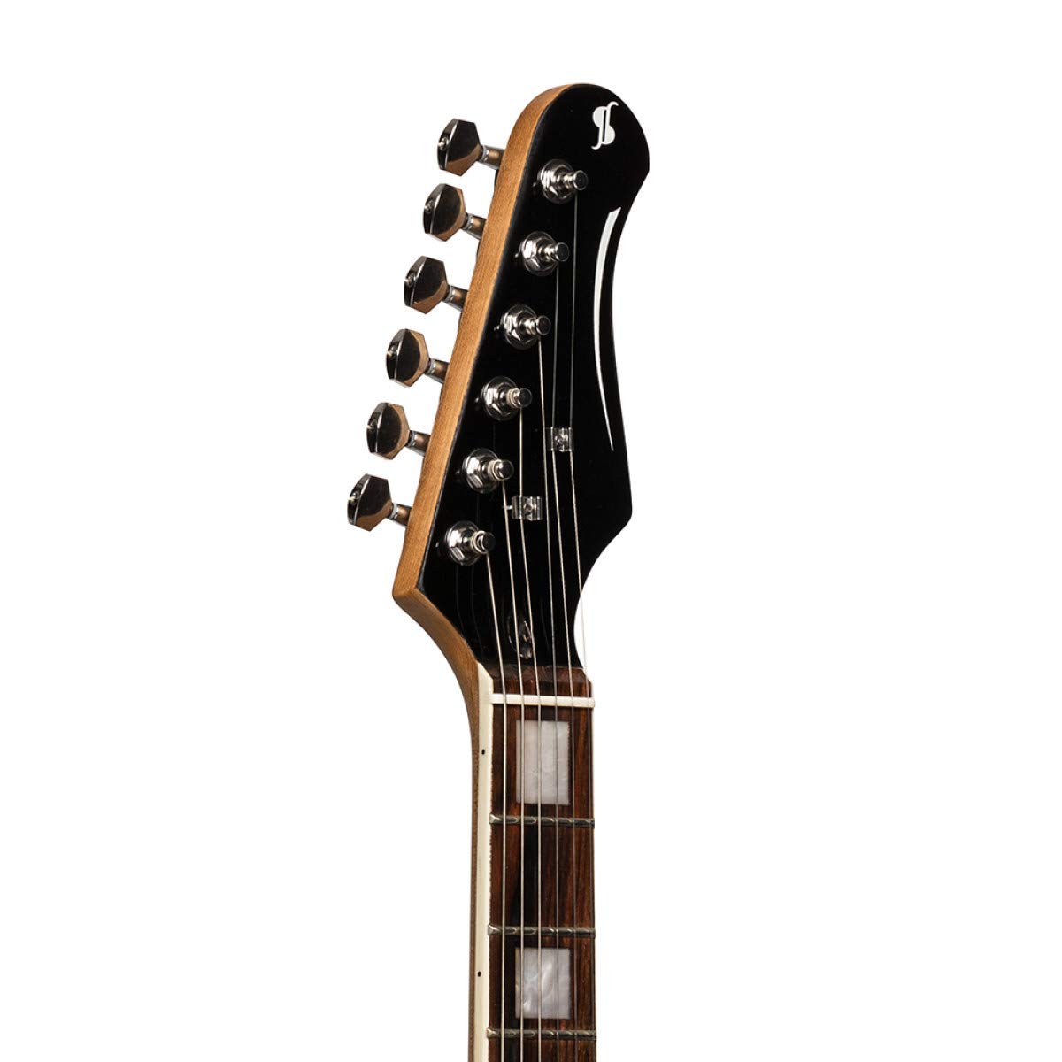 Stagg 6 String Solid-Body Electric Guitar, Right, Natural, Full (SES-60 NAT)