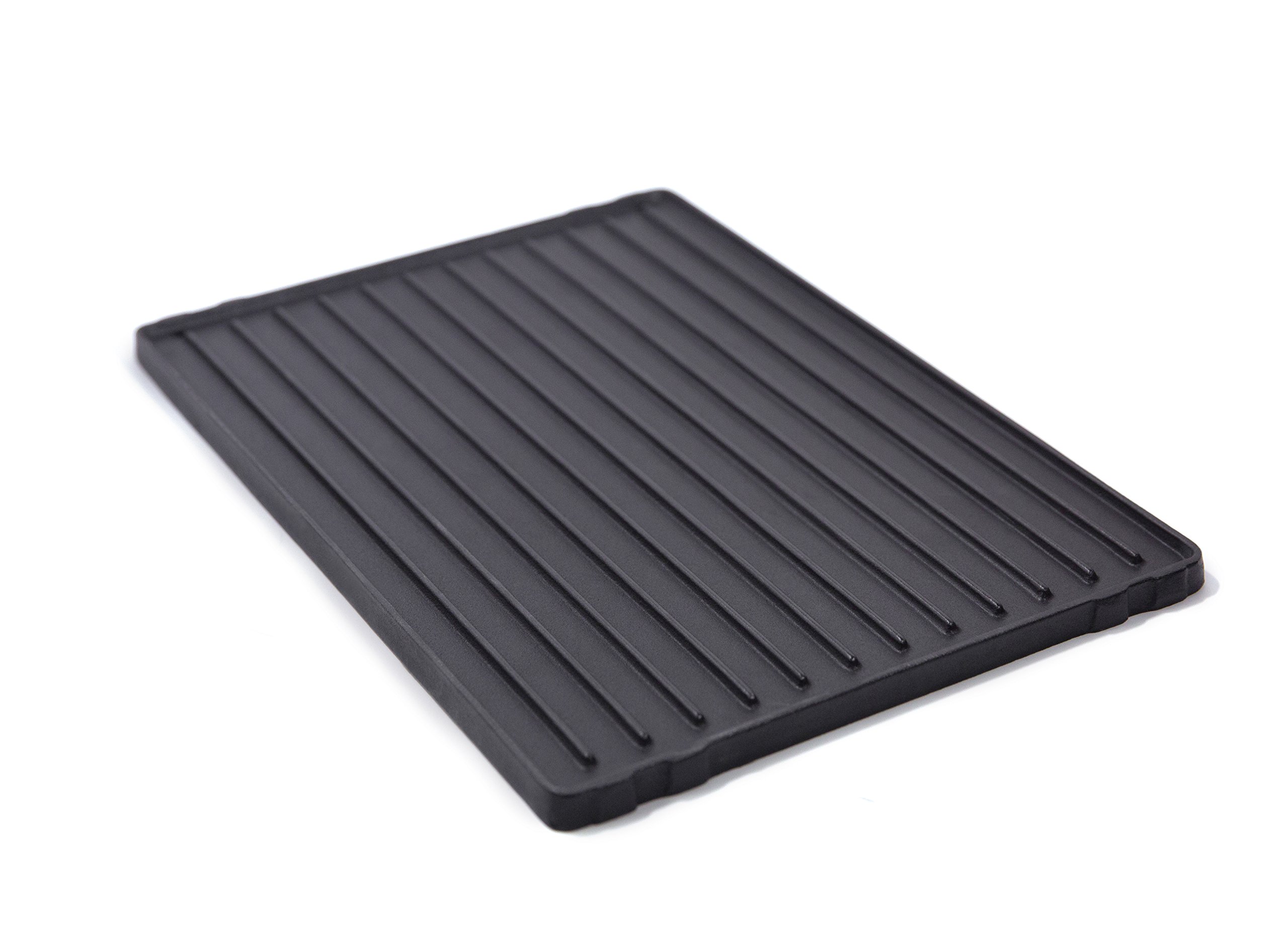 GrillPro 91212 Universal Cast Iron Griddle, 13-Inches X 9.25-Inches, Black