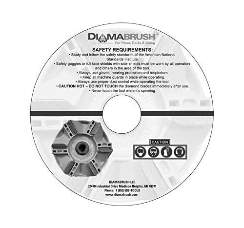 Diamabrush Wood Deck Removal Tool 4-1/2 in. (One Pack)