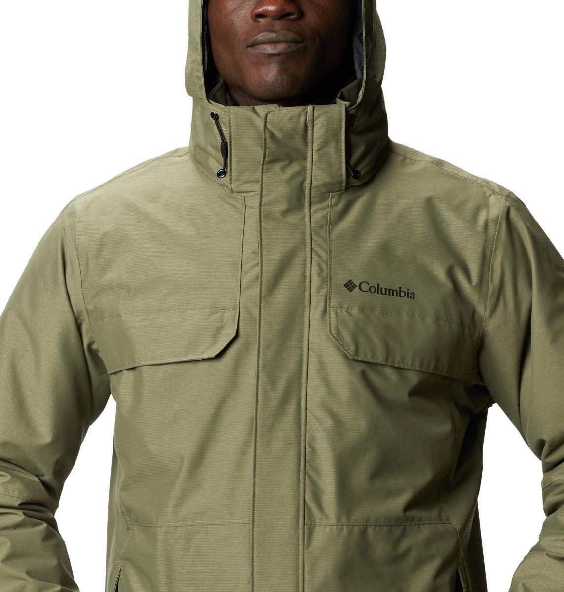 Columbia Men's Cloverdale Interchange Jacket, Stone Green, Small