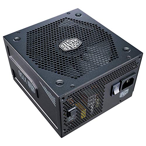 Cooler Master V750 Gold V2 Full Modular,750W, 80+ Gold Efficiency, Semi-fanless Operation, 16AWG PCIe high-Efficiency Cables, 10 Year Warranty