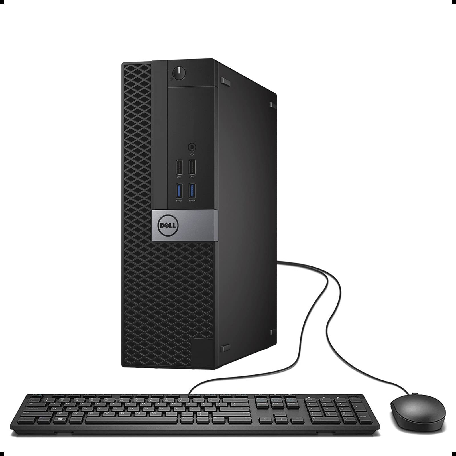 Dell OptiPlex 5040 SFF High Performance Business Desktop Computer, Intel Quad Core i7-6700 up to 4.0GHz, 8G DDR3L, 256G SSD, WiFi, BT, 4K Support, DP, HDMI, Windows 10 Pro 64 En/Sp/Fr(Renewed)