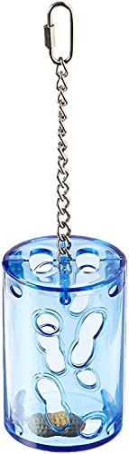Sweet Feet & Beak - Can-o-Nuts Perfect Treat Bird Cage Toys - Safe, Non-Toxic, Easy to Install - Foraging Tough Plastic Pet Toy - Bird Accessories