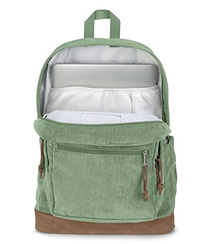 JanSport Right Pack Expressions Backpack - Travel, Work, or Laptop Bookbag - Loden Frost Corduroy