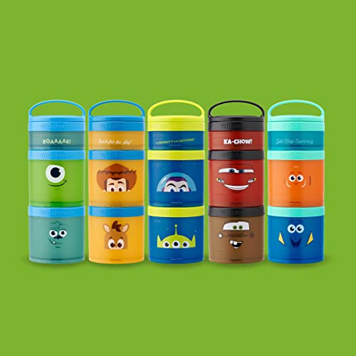 Whiskware Container Stackable Snack, 2 1/3 Cup, Cars Lightning McQueen and Mater
