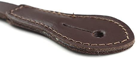 Brown Real Vintage Leather Ukulele Mandolin Strap with Adjustable Length