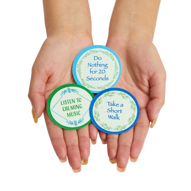 Really Good Stuff Classroom Chill Chips – Set of 40 – Help Kids Feel Calm and Focused – Practice Calming, Relaxing, & Resetting Strategies– Social-Emotional Learning – SEL for The Home and Classroom