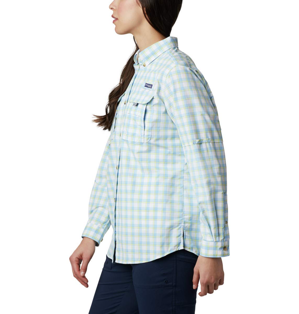 Columbia Women's Super Bahama Long Sleeve Shirt, Quick Dry