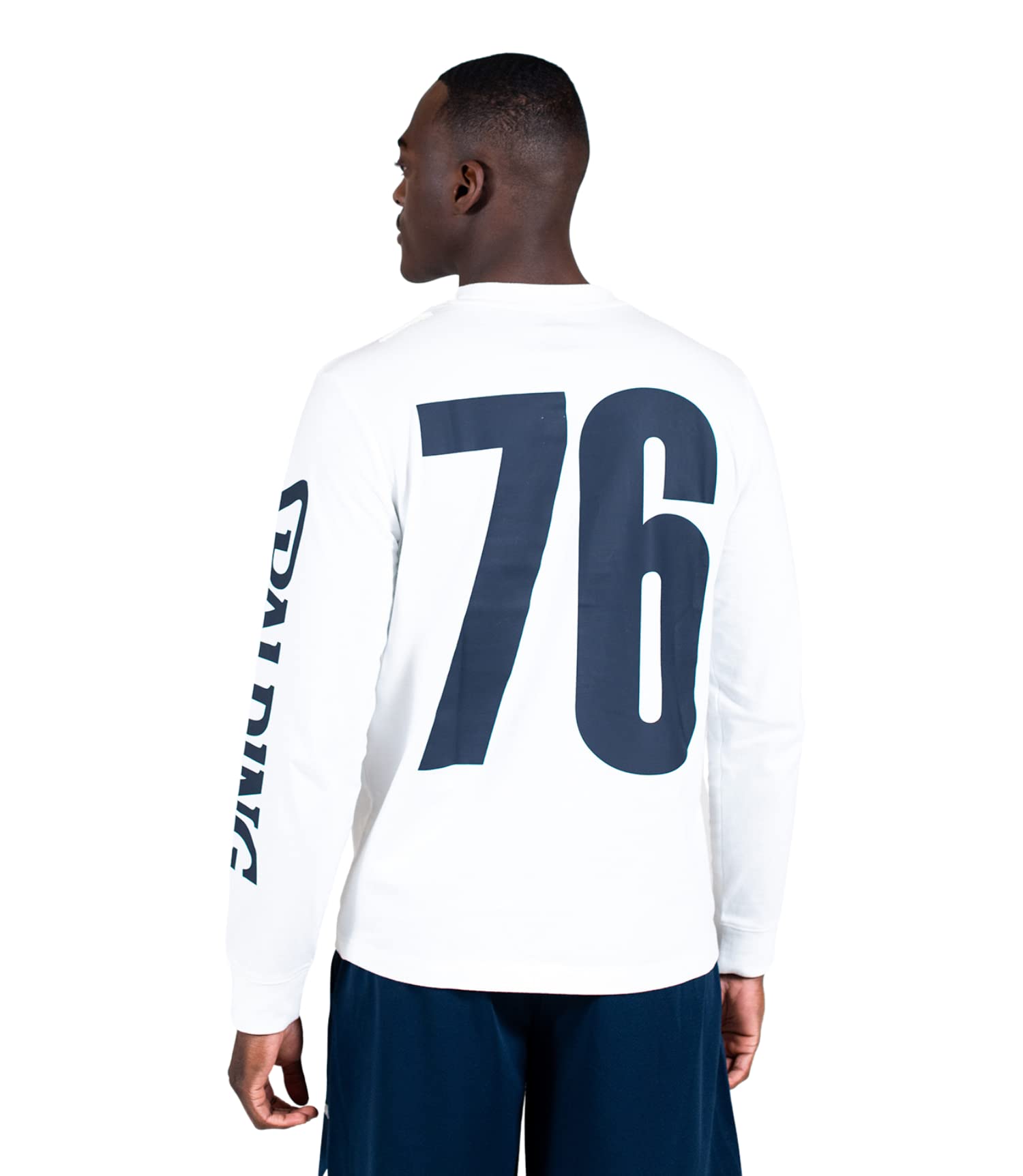 Spalding Men's Tshirt 1876 Branded Longsleeve Cotton Tee White