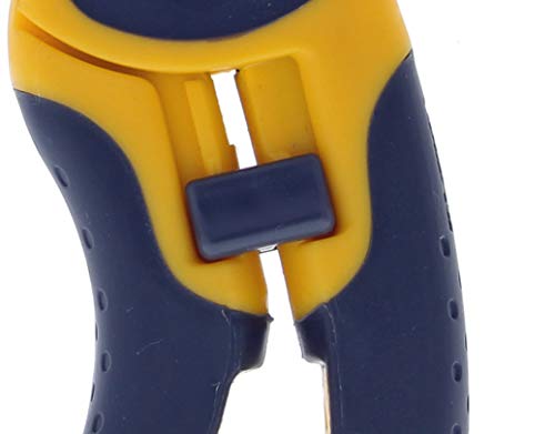 IDEAL INDUSTRIES INC. 45-915 Kinetic Reflex T-Stripper - 10-20 AWG, Wire Stripper with Thumb Rest, Plier Nose, Slide Lock, Textured Grips