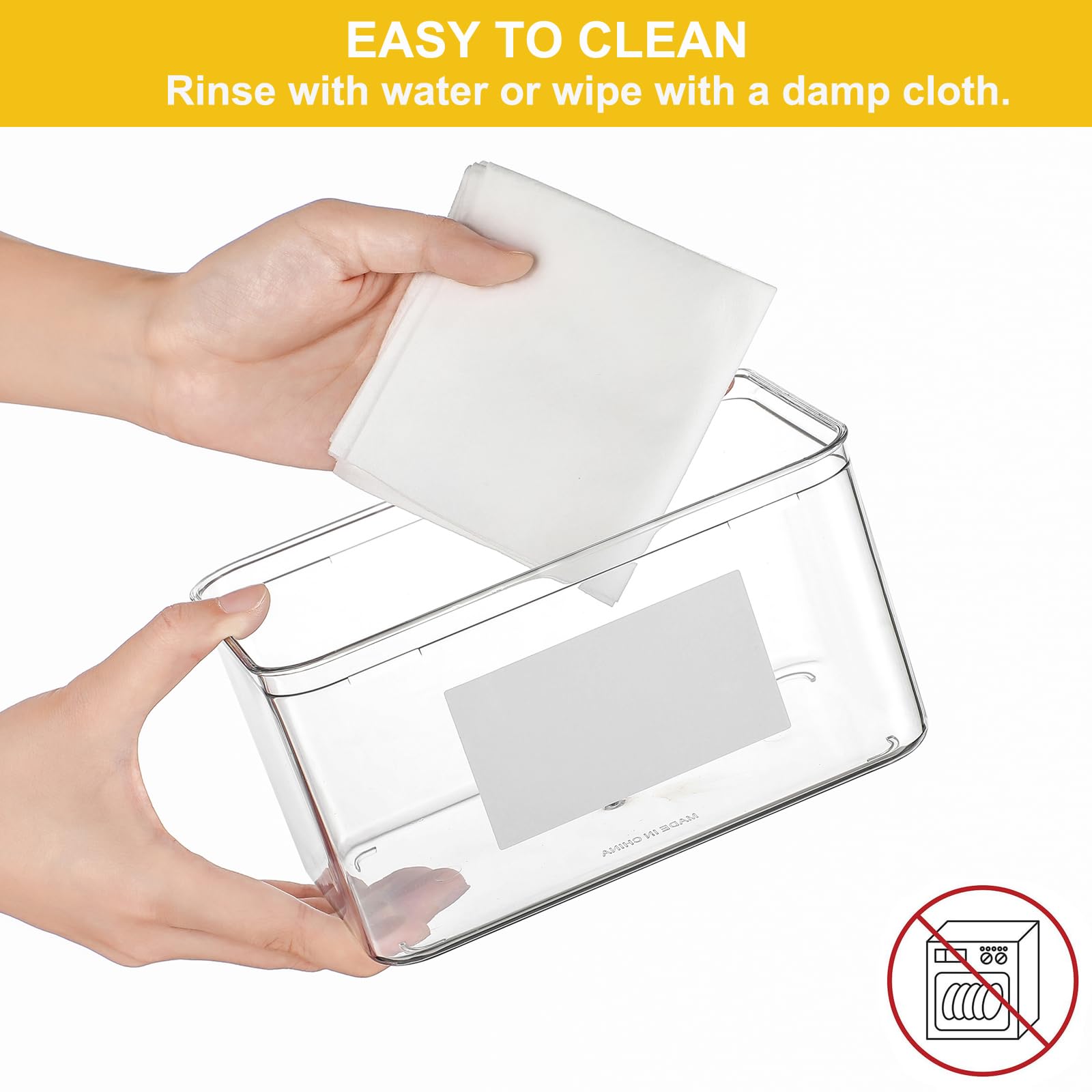 Dounozzi 4 Pack Laundry Pods Container & Laundry Powder Container for Laundry Organization, Plastic Laundry Detergent Container for Organizing, Dryer Sheet Holder with Lid and 16 Labels