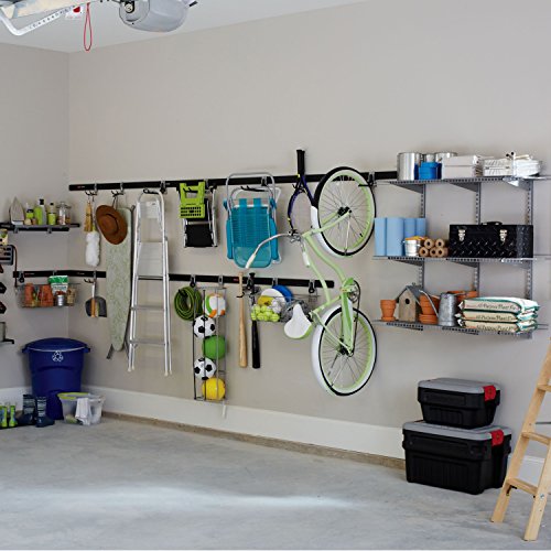 Rubbermaid FastTrack Garage Storage Wire Mesh Basket, Garage Organization System, Easy Wall Mount for Gardening Tools, Kid's Toys, Dog Toy's Storage