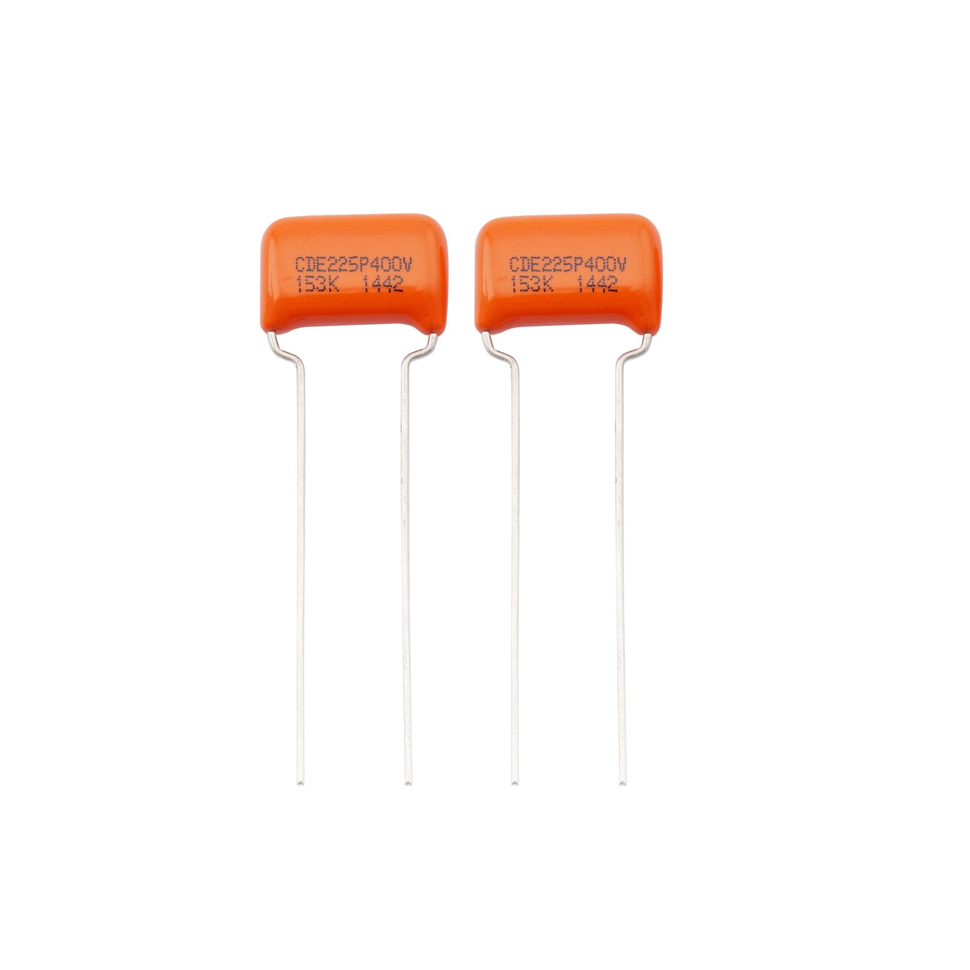 CDE Sprague Orange Drop Capacitors Tone Caps Polyester Film .01uF 225P 103K 100V for Guitar or Bass (Set of 2)
