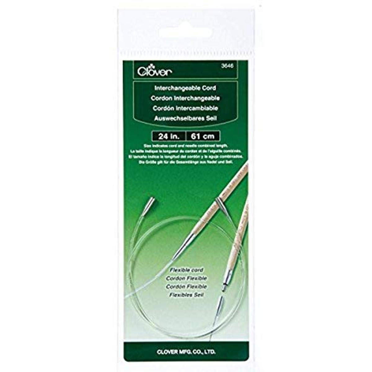 Clover Needlecraft Clover 3646 Needlecraft Interchangeable Cord, 24"