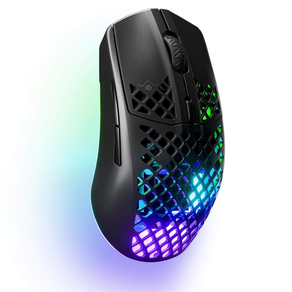 SteelSeries Aerox 3 Wireless - Super Light Gaming Mouse - 18,000 CPI TrueMove Air Optical Sensor - Ultra-lightweight Water Resistant Design - 200 Hour Battery Life