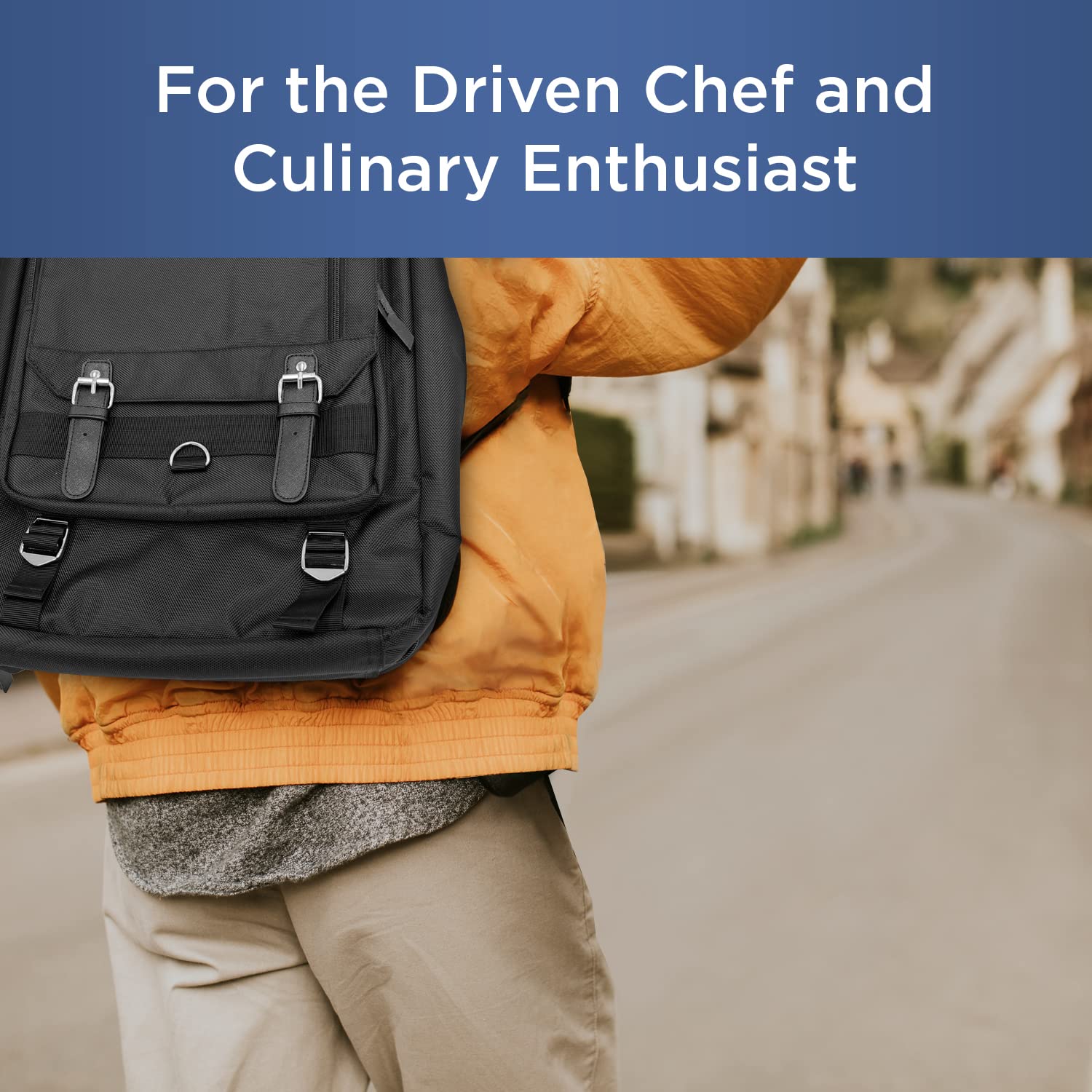 Driven Chef Ultimate 1600D Chef Knife Backpack with 30+ Pockets for Storage of Knives, Kitchen Tools, Utensils and Other Items | Ultra Reinforced Construction | Generous Size [18 x 13 inches]
