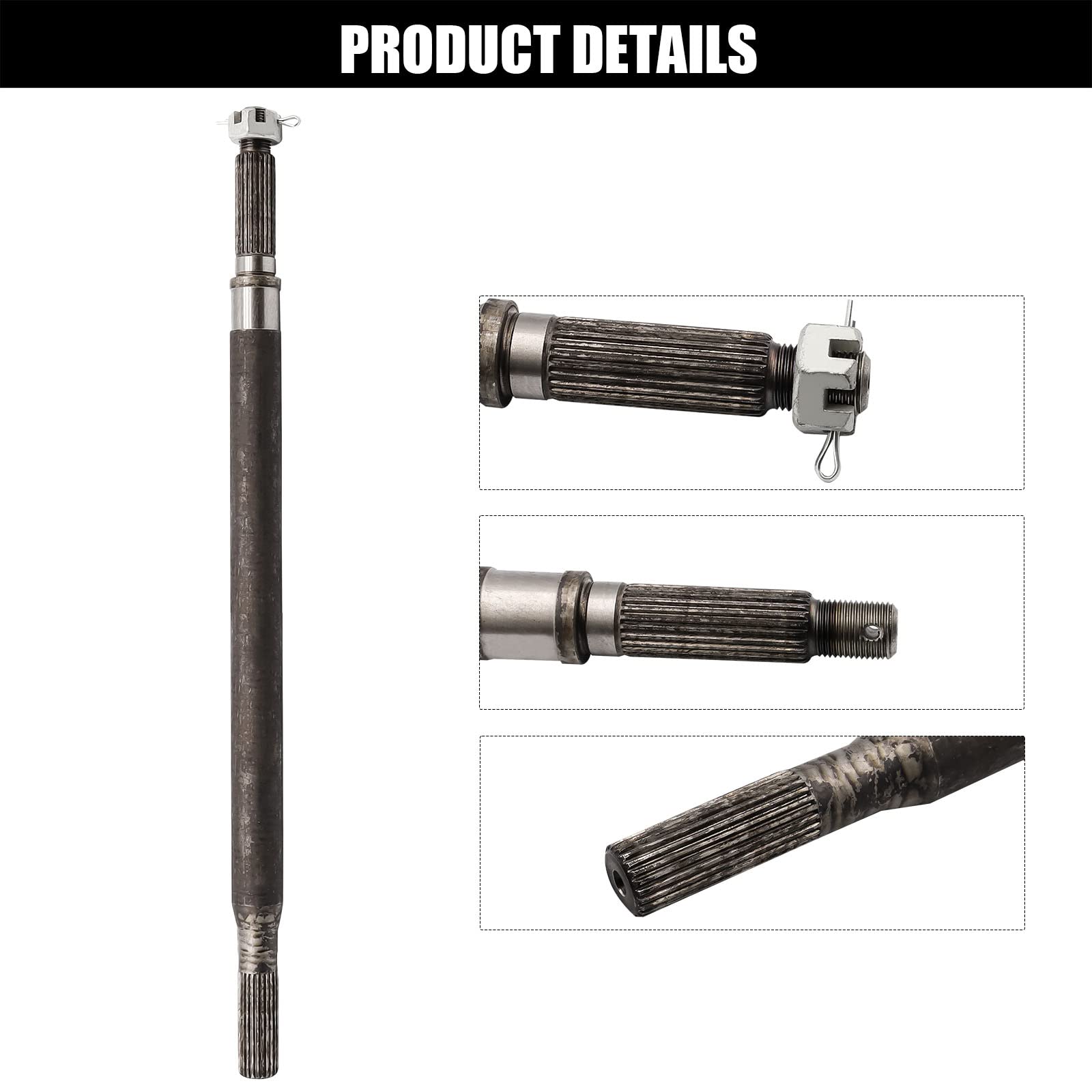 Drive-up Rear Spline Axle Shaft for EZGO RXV Electric Golf Cart 2008-Up Driver Side OEM 620337 614208