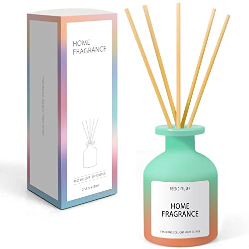 Reed Diffuser, Reed Diffuser Set, Oil Diffuser with 6 Reed Sticks for Room, for Mom, Home Fragrance Products Winds in Summer 3.4oz/100ml Valentines Day Gifts
