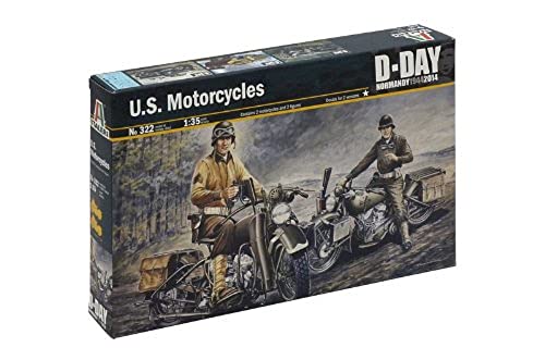 Italeri 1: 35 U.S. Motorcycles WWII 0322S