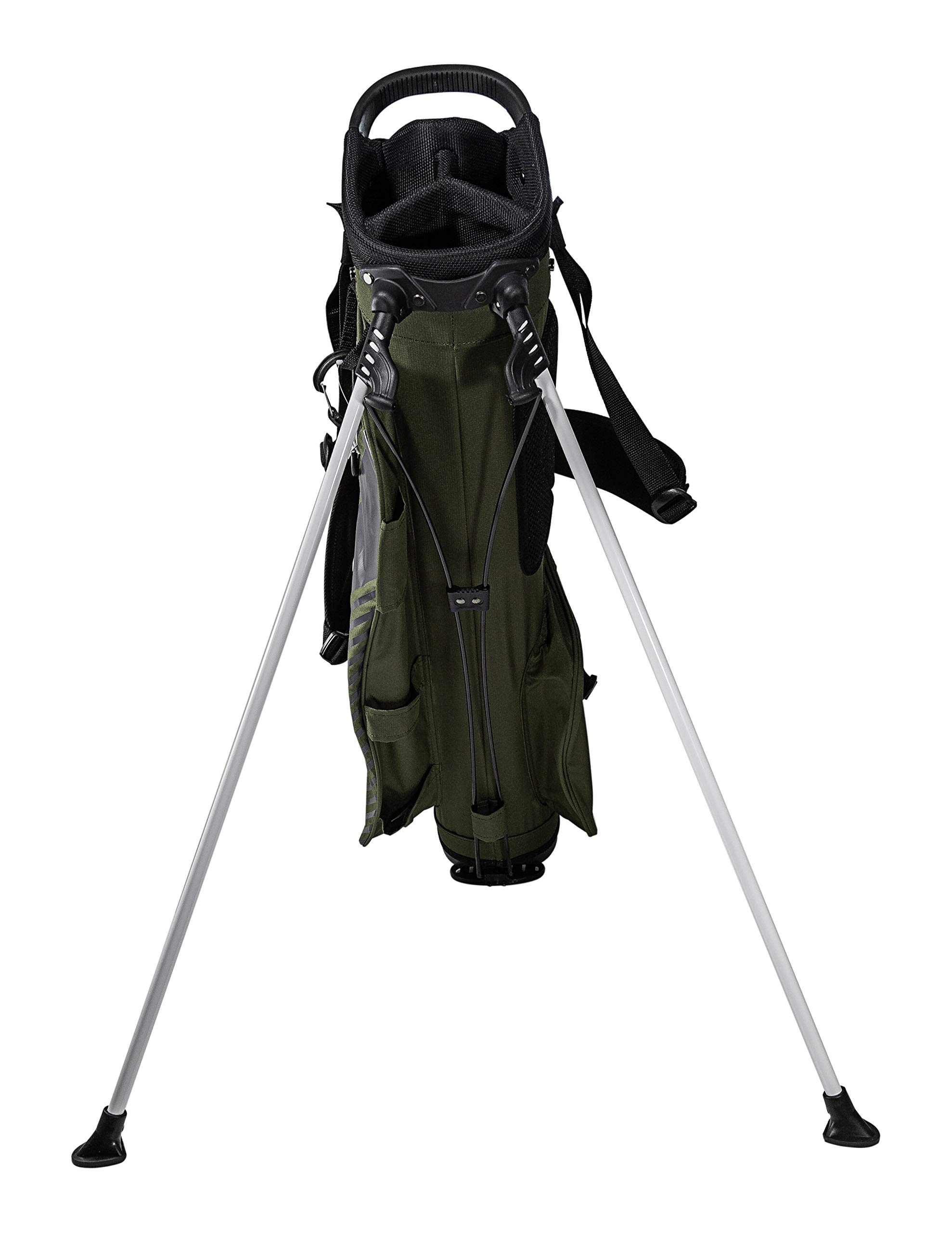 Club Champ Golf Stand Bag, Olive/White