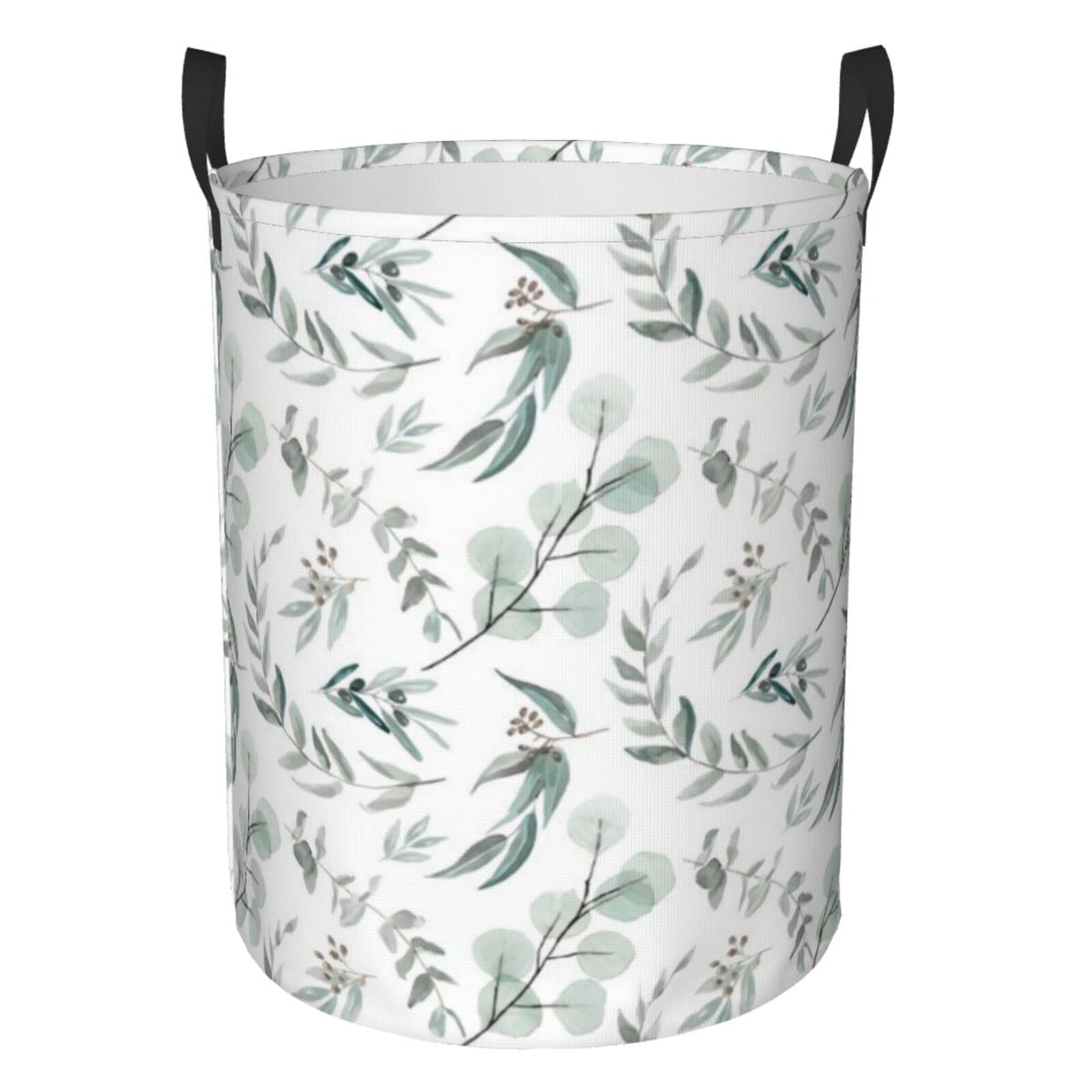 Laundry Basket Eucalyptus Collapsible Laundry Hamper Lightweight Storage Bin for Bedroom Bathroom Toys Organizer Nursery Medium