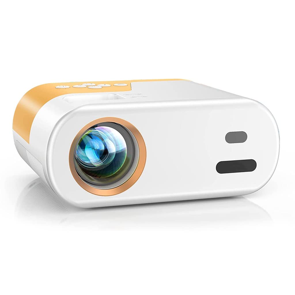 FZZDP P64 LED Projector Mini Projector for Smartphone, Or USB Video Beamer