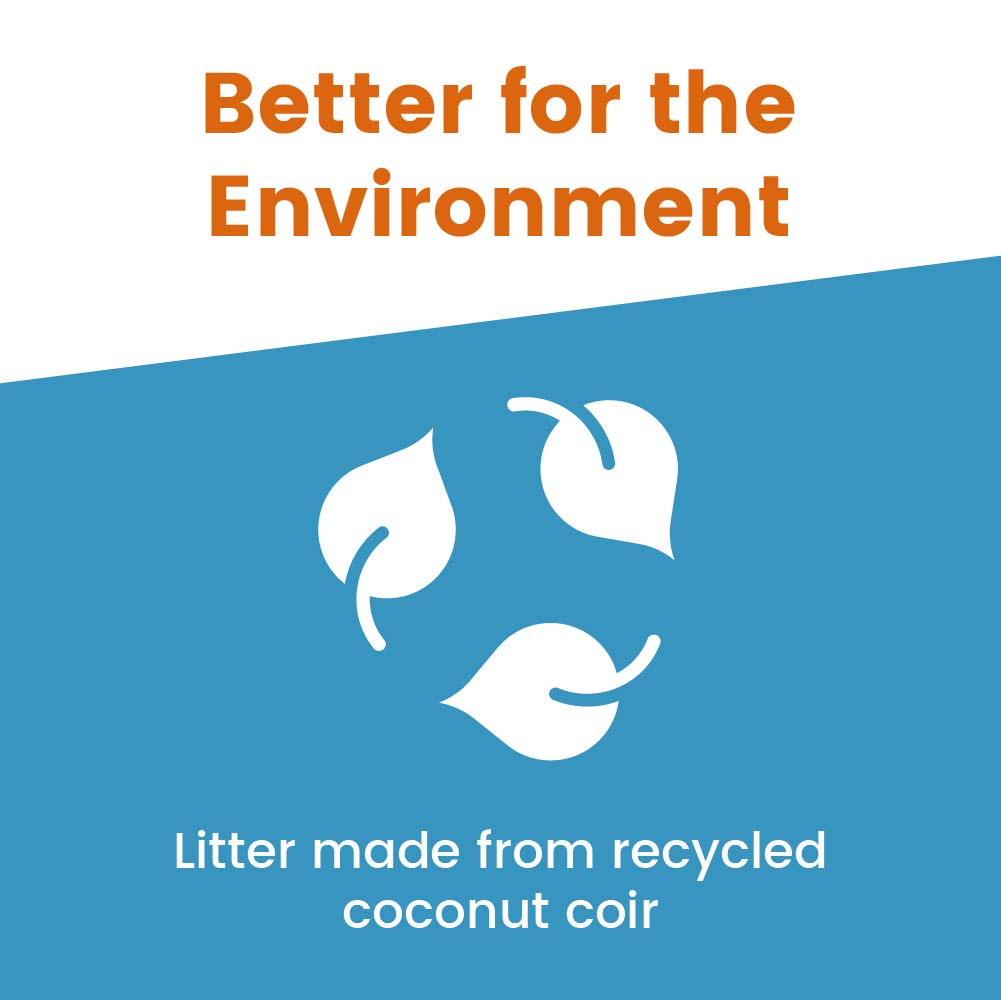 CatSpot Litter: Coconut Cat Litter, Biodegradable, All-Natural, Lightweight & Dust-Free (Clumping, 3 Bags)