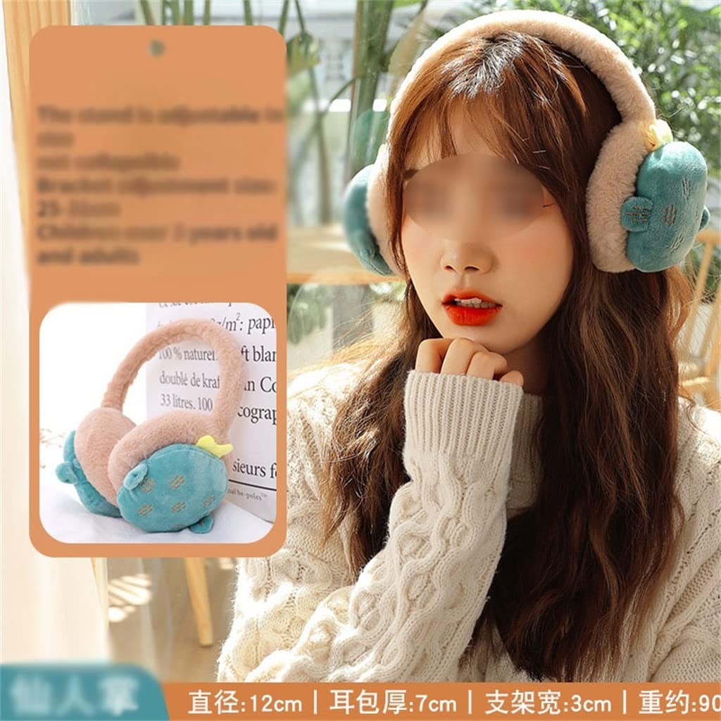 DSFEOIGY Women's Adjustable Fruit Earmuffs Winter Warm Folding Earmuffs Ear Warmers Cartoon Male Ear Bags Ear Muffs