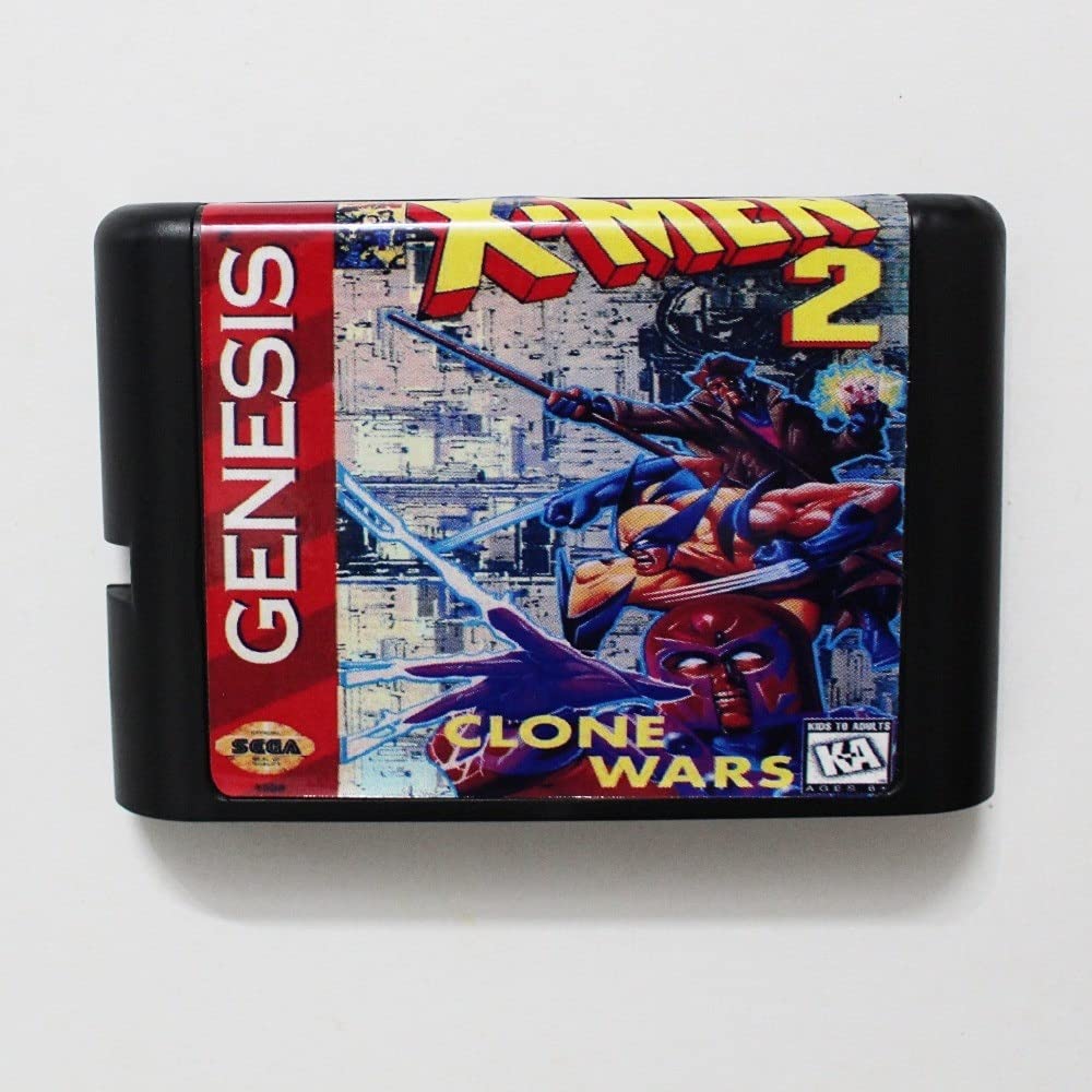 Spire X-men 2 Clone Wars 16 bit MD Game Card For Sega Mega Drive For Genesis (NTSC-J)