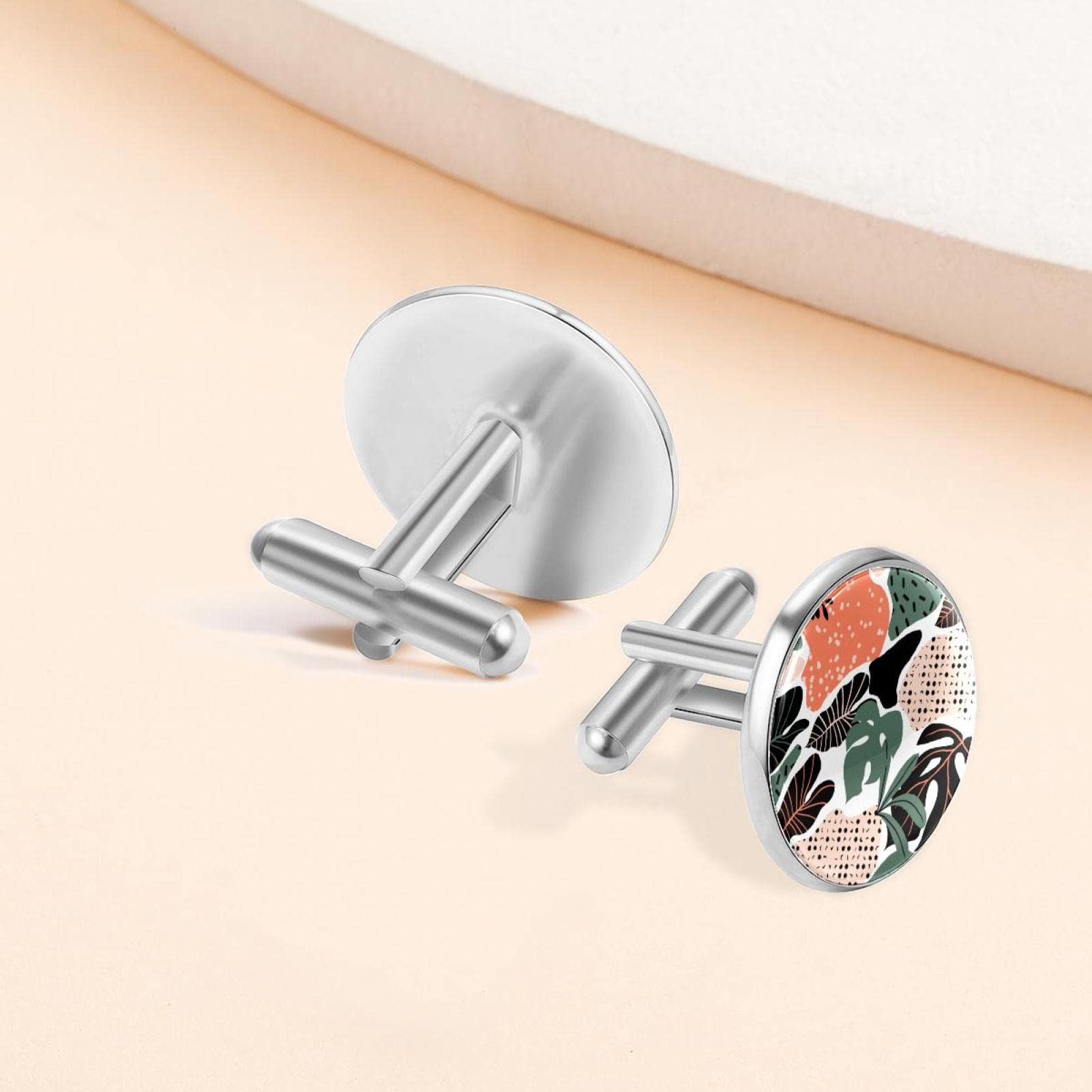 Cufflinks and Studs Set for Tuxedo Shirts Business Wedding (Multiple Colors10)