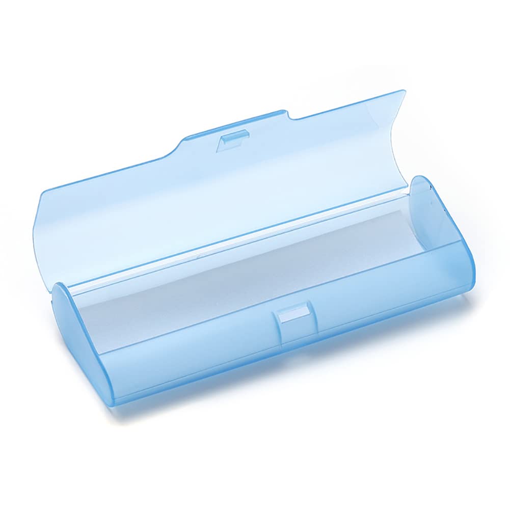 ccHuDE 4 Pcs Clear Plastic Eyeglasses Cases Portable Transparent Sunglasses Box Glasses Protective Case Reading Glasses Box A